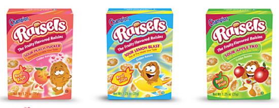 FREE Raisels Fruity Flavored Raisin Snacks!! (11am EST) - Wheel N Deal Mama