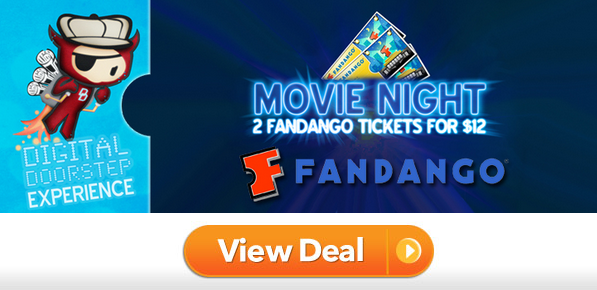 *HOT* Two Fandango Tickets for only $3.50 each!!! - Wheel N Deal Mama