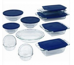 Lightning Deal!! 17 Piece Glass Pyrex Bakeware Set just $29.99! Reg ...
