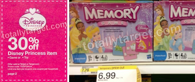Disney Princess Memory Game only $1.90 at Target! - Wheel N Deal Mama