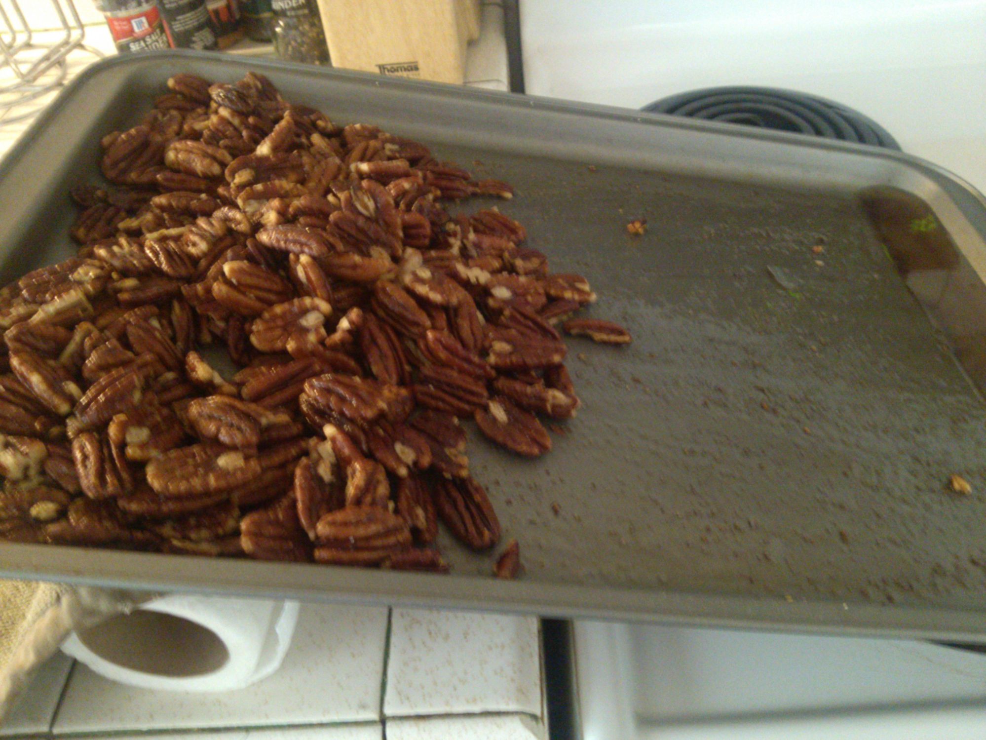 Coconut Roasted Pecans - Healthy and Incredible Snack! - Wheel N Deal Mama