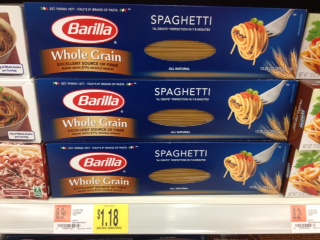 Walmart: Barilla Whole Grain Pasta only $.68! - Wheel N Deal Mama