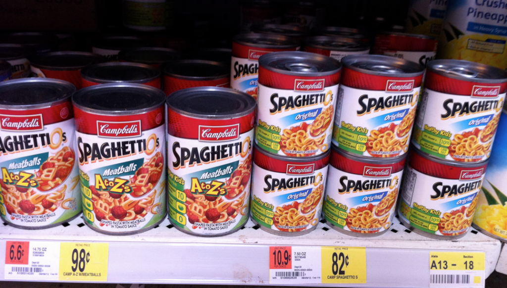 Walmart: Spaghettio's only $.72 with Coupon! Print Yours! - Wheel N ...