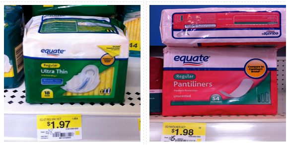 Equate Pads & Liners as Low as $.97 at Walmart! - Wheel N Deal Mama