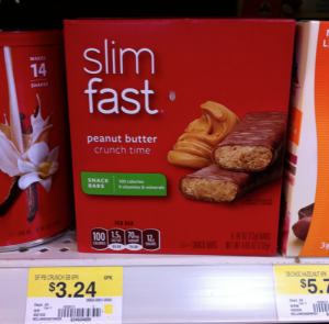 Slim Fast Snack Bars only $2.24 at Walmart! - Wheel N Deal Mama