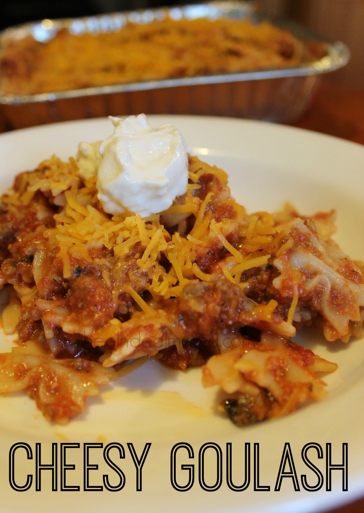 Cheesy Goulash; Easy Freezer Meal - Wheel N Deal Mama