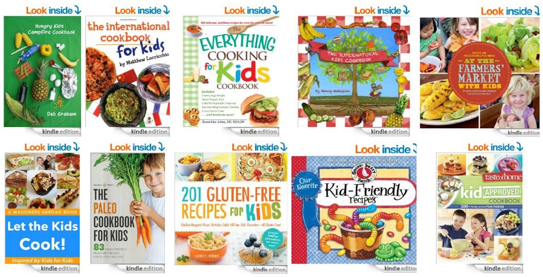 Top 10 Kindle Cookbooks for Kids! - Wheel N Deal Mama
