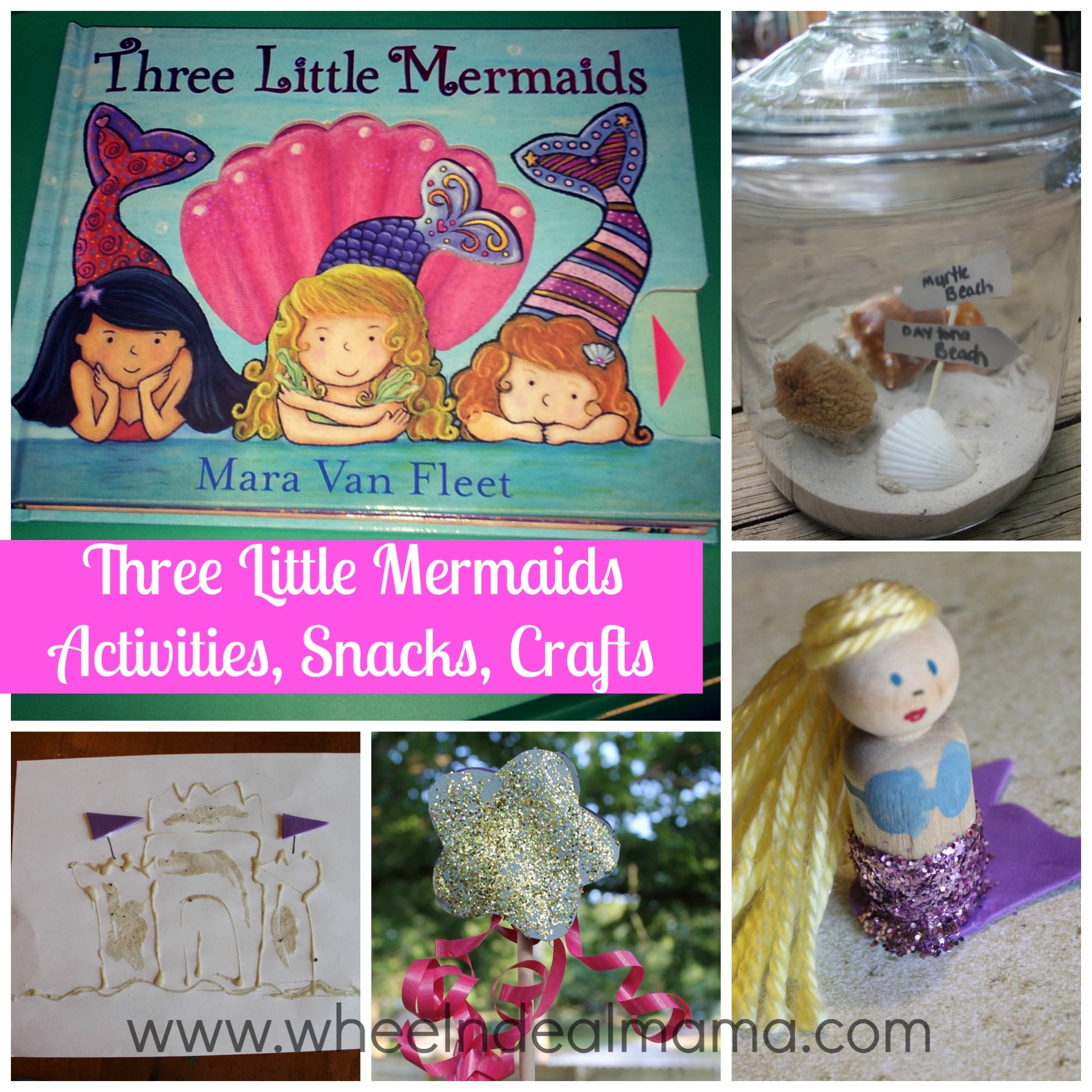 Three Little Mermaids: Snacks, Activities, and Crafts, Part 2: Crafts ...