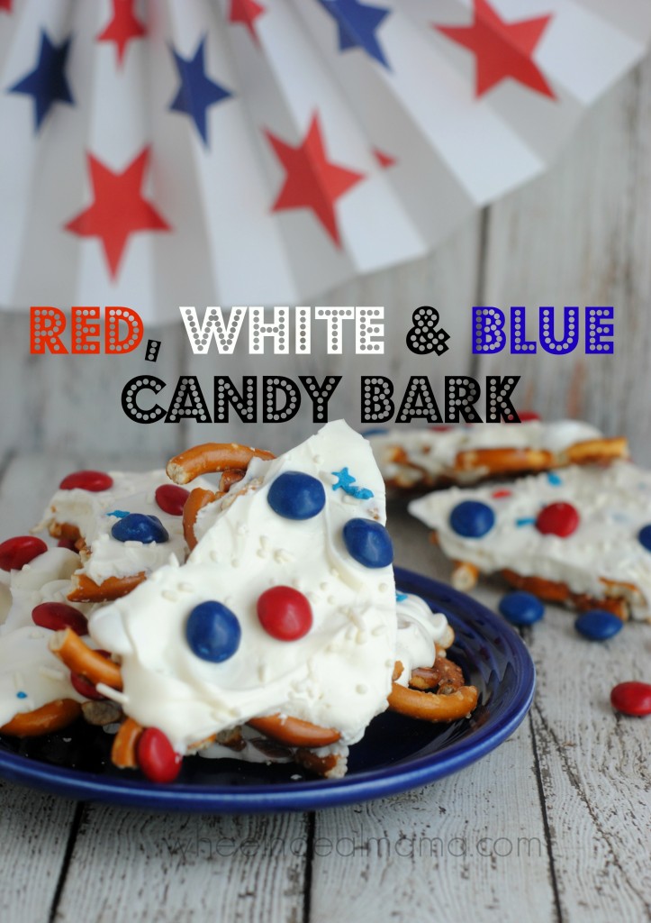 Red, White & Blue Candy Bark - Wheel N Deal Mama
