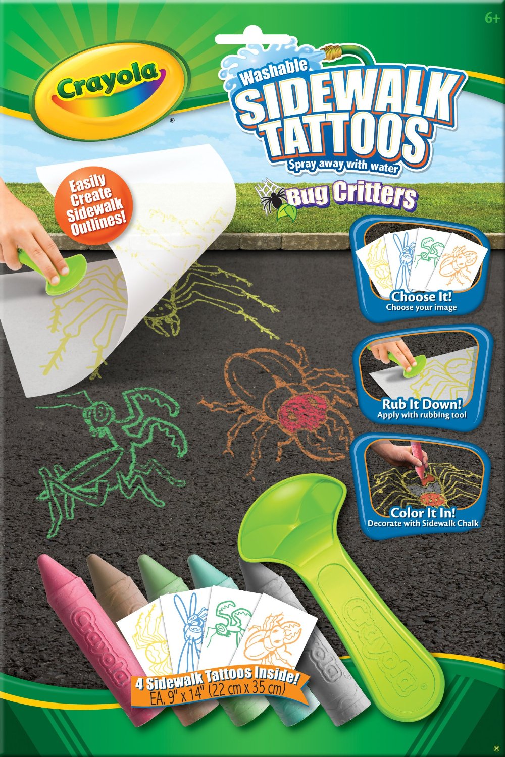 Crayola Sidewalk Tattoos only $6.99! (Reg. $15.99) - Wheel N Deal Mama
