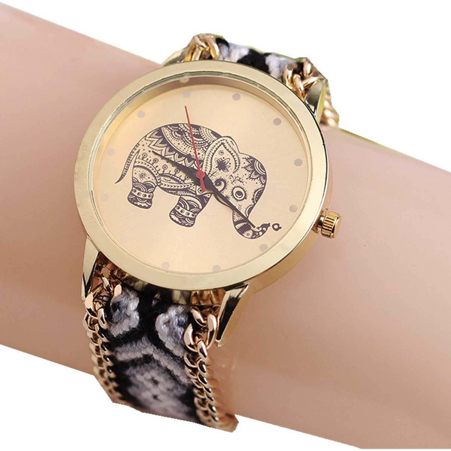 Braided Vintage Elephant Watch only $4.97 + FREE Shipping! - Wheel N ...