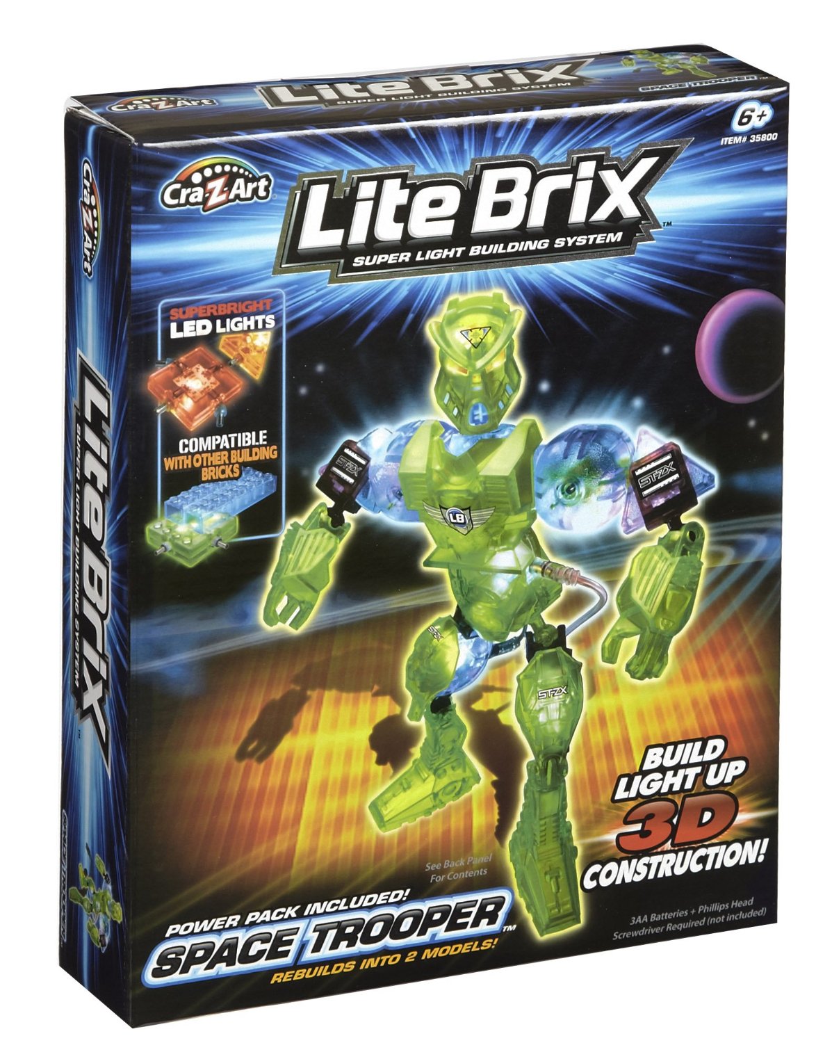 Lite Brix Space Trooper only $6.82 + FREE Shipping! (Reg. $24.99 ...
