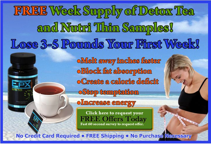 Free One Week Supply of Detox Tea + Nutri Thin Samples!! - Wheel N Deal ...