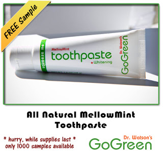 FREE Dr. Watson Toothpaste Sample (First 1k) - Wheel N Deal Mama