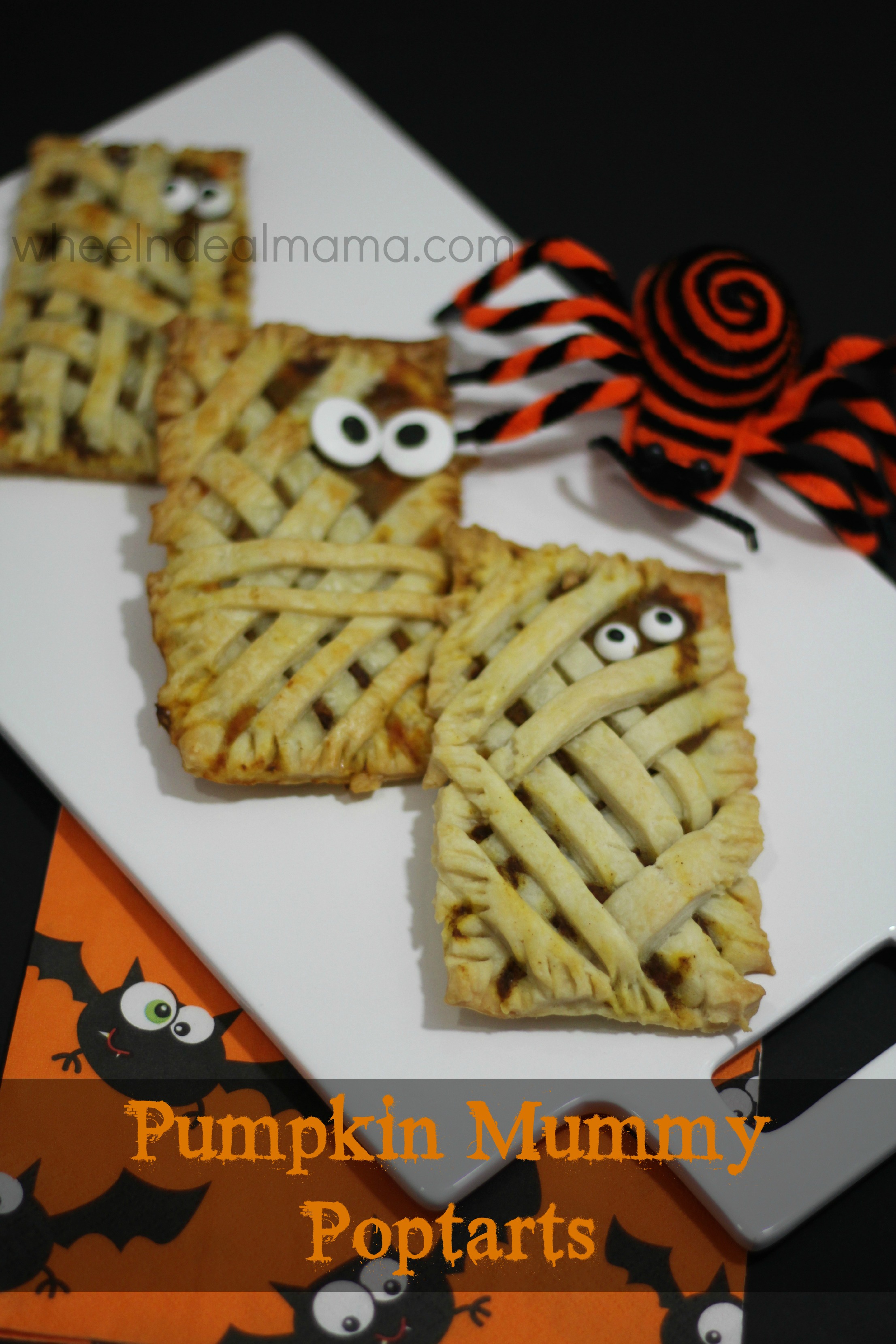 Homemade Mummy Poptarts, with Pumpkin filling! - Wheel N Deal Mama