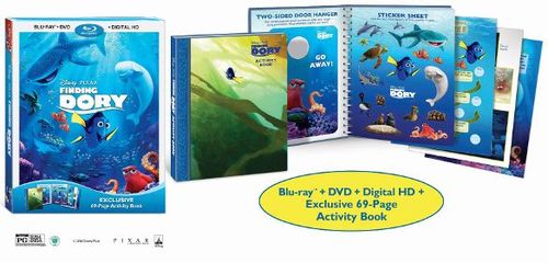Finding Dory BluRay w/ Activity Book $12.99 (Reg. $27.99) - Wheel N ...