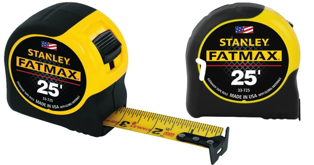 Stanley FatMax 25′ Tape Measure $9.99 (Reg. $36.58) - Wheel N Deal Mama