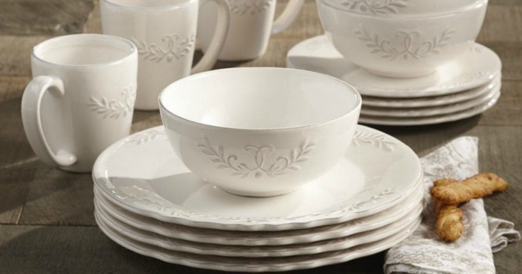Bianca Laurel 16-Piece Dinnerware Set $50.70 Shipped (Reg. $140 ...