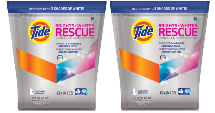 Tide Brights & Whites Rescue Laundry Booster 27-Count Pack $5.74 ...