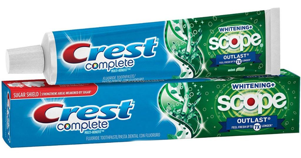 Crest Complete Whitening Toothpaste Large Tube 97¢ - Wheel N Deal Mama