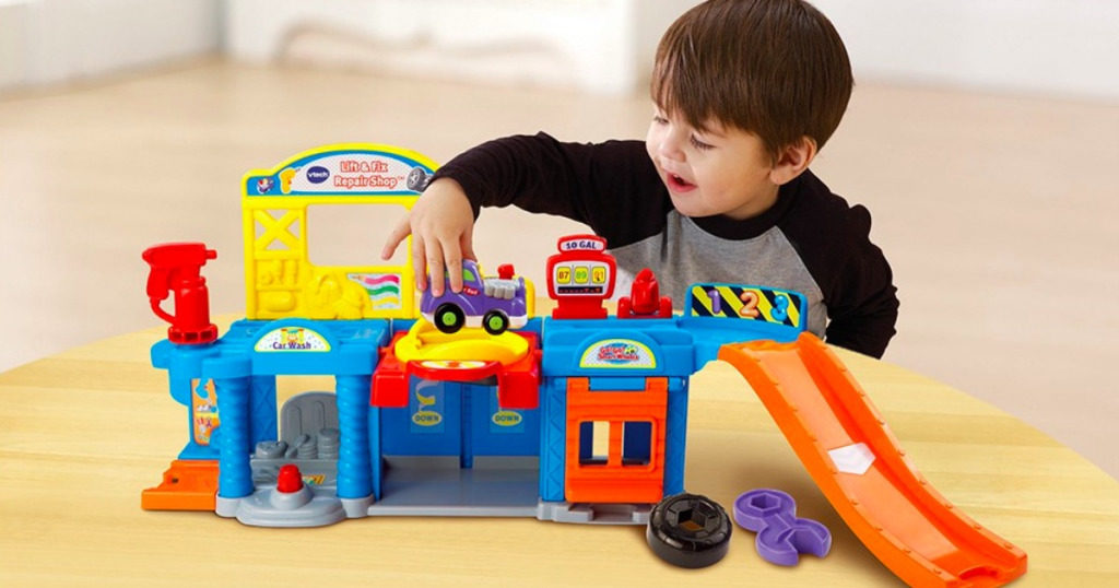 VTech Go! Go! Smart Wheels Auto Repair Center Playset $9.99 (Reg.$21.99 ...