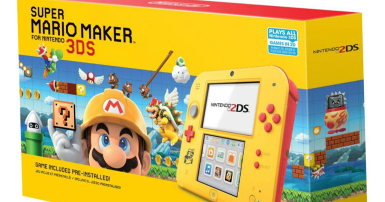 Nintendo 2DS System w/ Super Mario Maker $79 Shipped - Wheel N Deal Mama