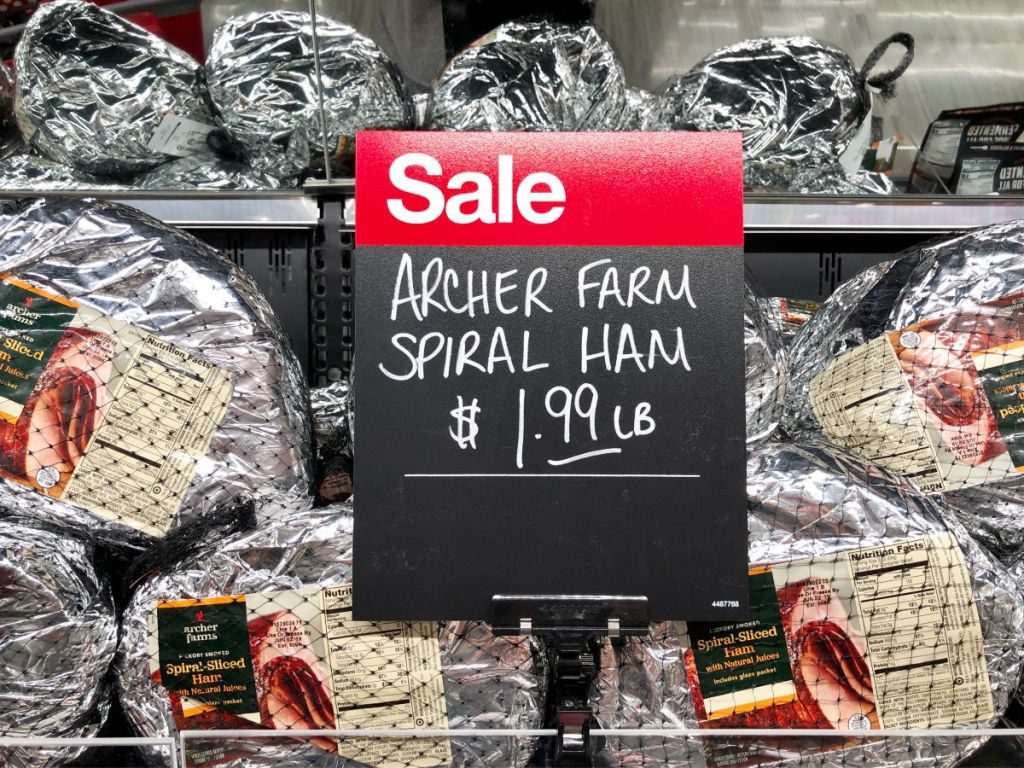 50% Off Spiral-Sliced Hams at Target - Wheel N Deal Mama