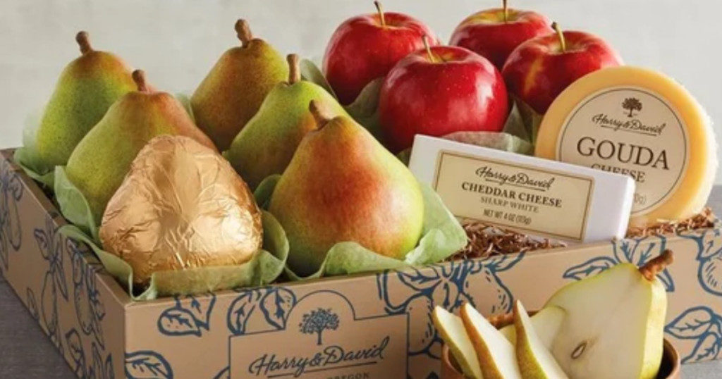 Harry & David Pears, Apples & Cheese Gift Set $29.99 Shipped - Wheel N ...