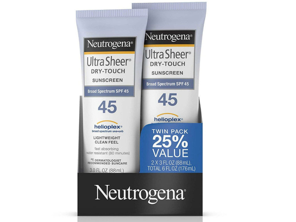 Neutrogena Ultra-Sheer SPF 45 Sunscreen 2-Pack $8.39 Shipped - Wheel N ...