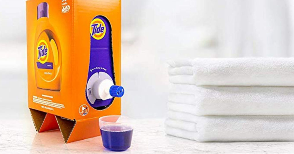 Tide Liquid Laundry Detergent BIG 105oz Eco-Box $14.95 Shipped - Wheel ...