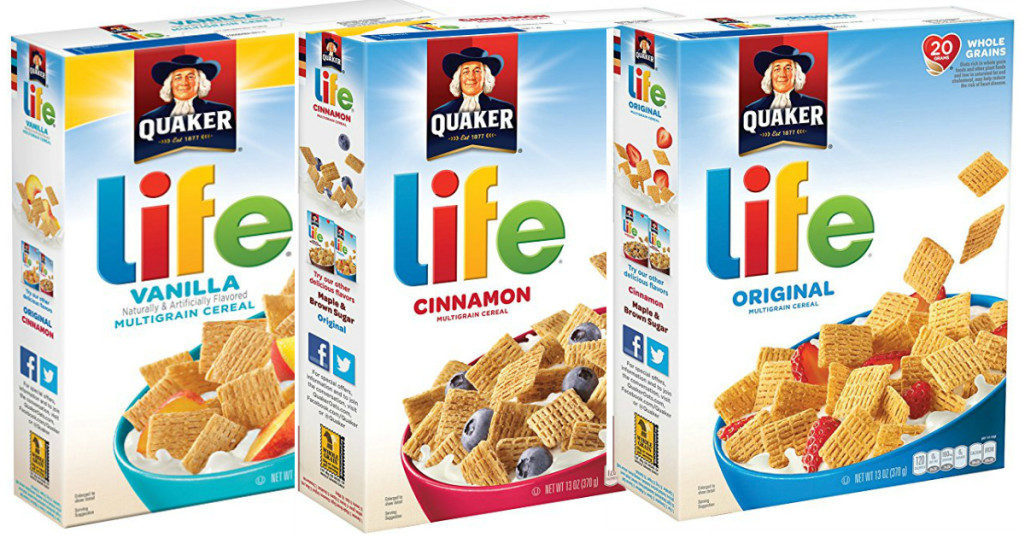 Four Quaker Life Cereals $6.59 Shipped - Wheel N Deal Mama
