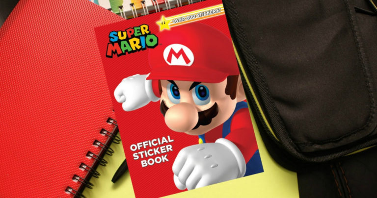 Super Mario Official Sticker Book $6.99 - Wheel N Deal Mama